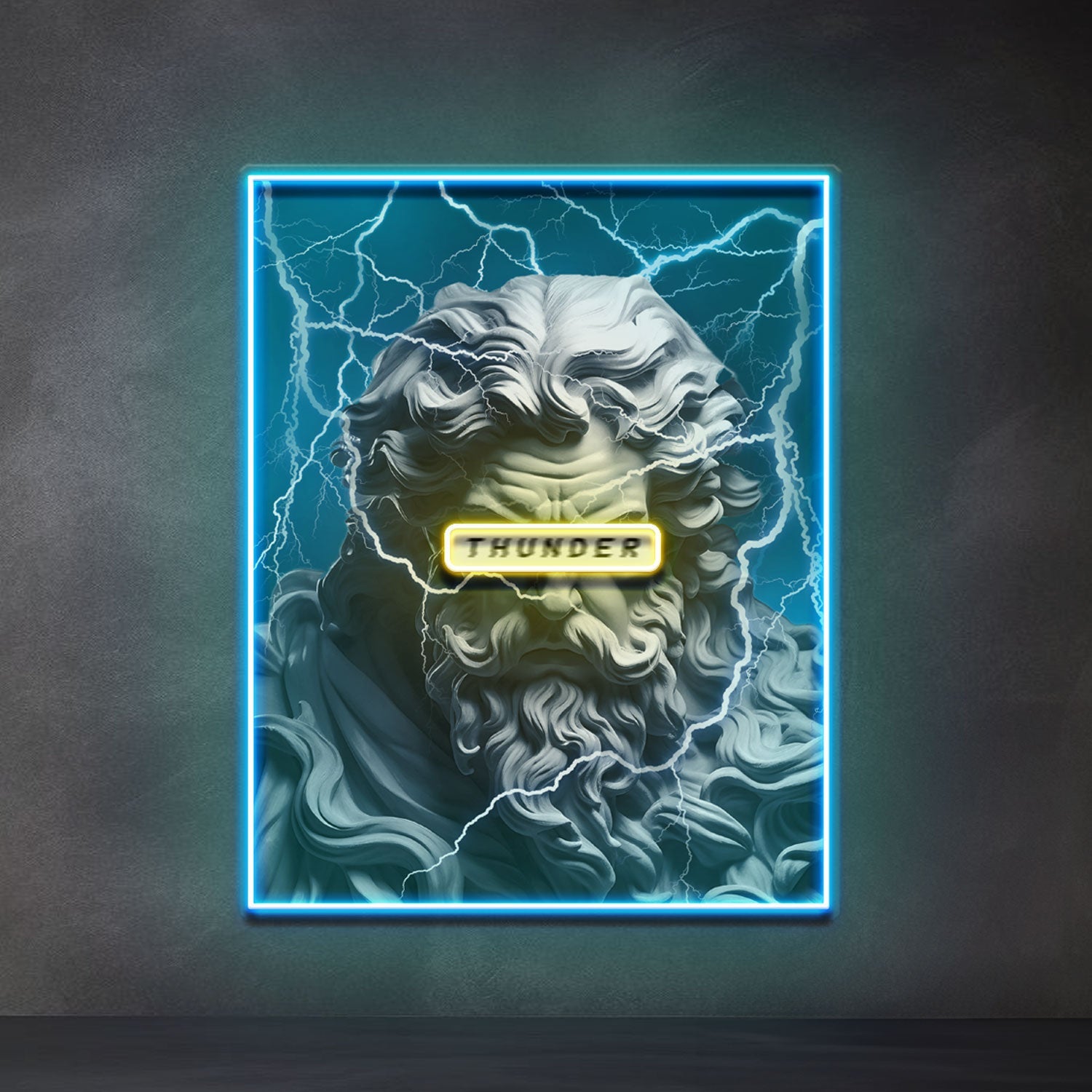 Ancient Thunder God Collapse Art LED Neon Sign Light Pop Art – Infinity Lighting