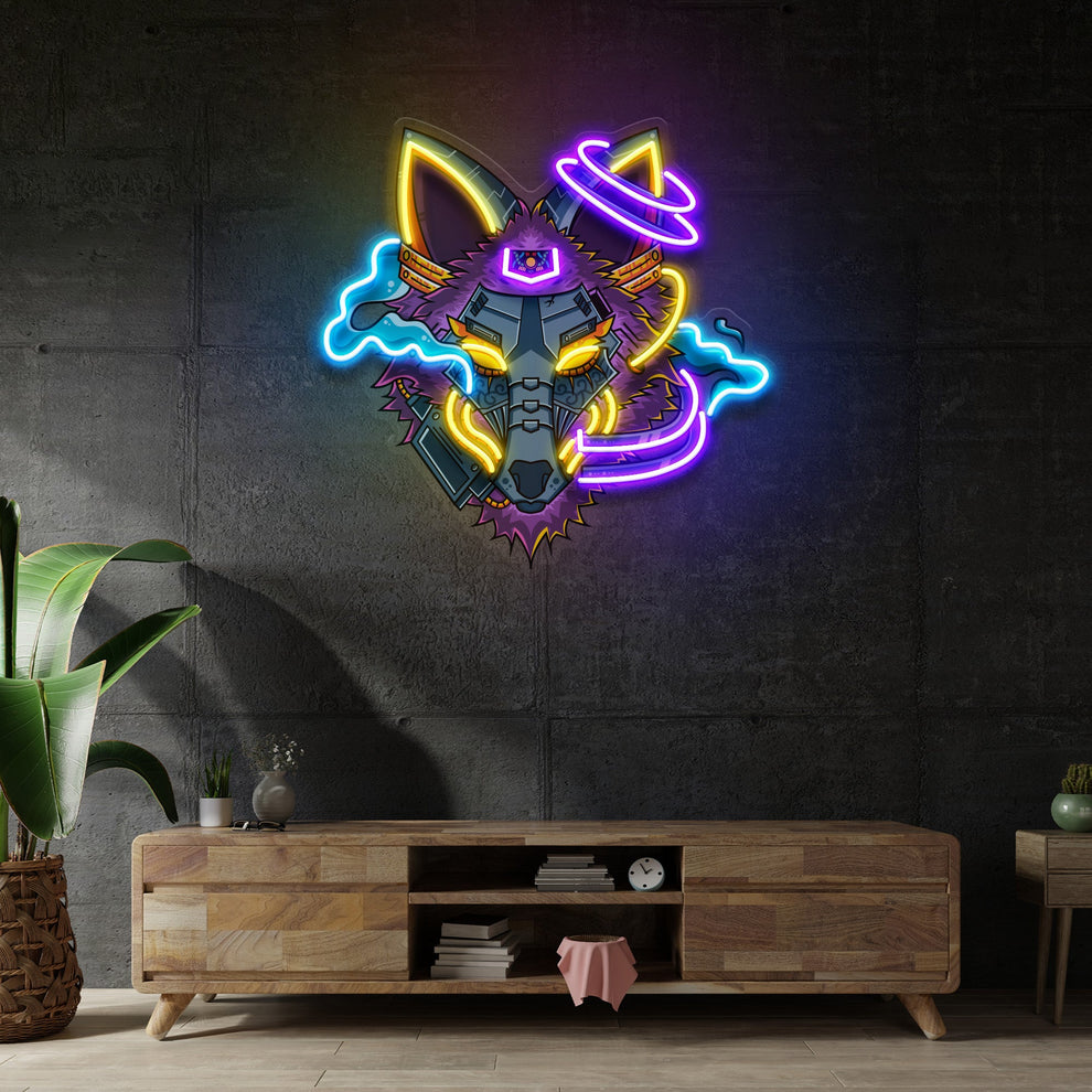 Wolf Robot LED Neon Sign Light Pop Art – Infinity Lighting